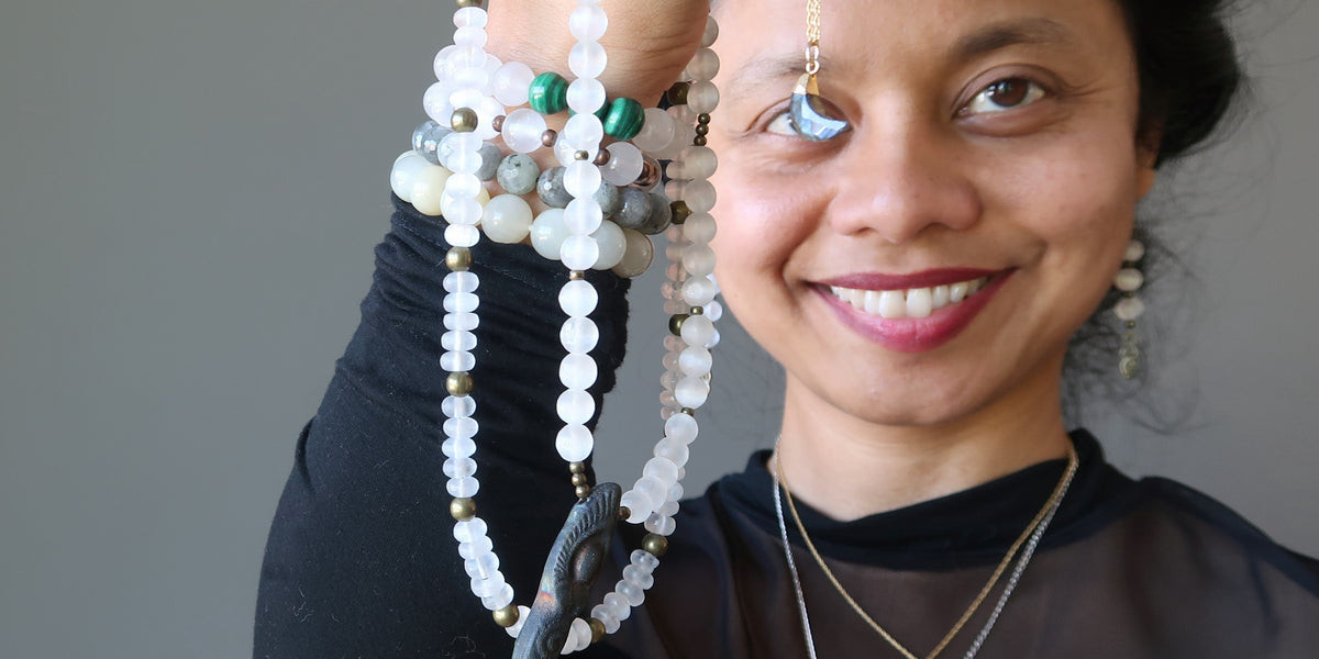 Moon Jewelry Showcase - Lunar Inspired Healing Gems @ Satin Crystals