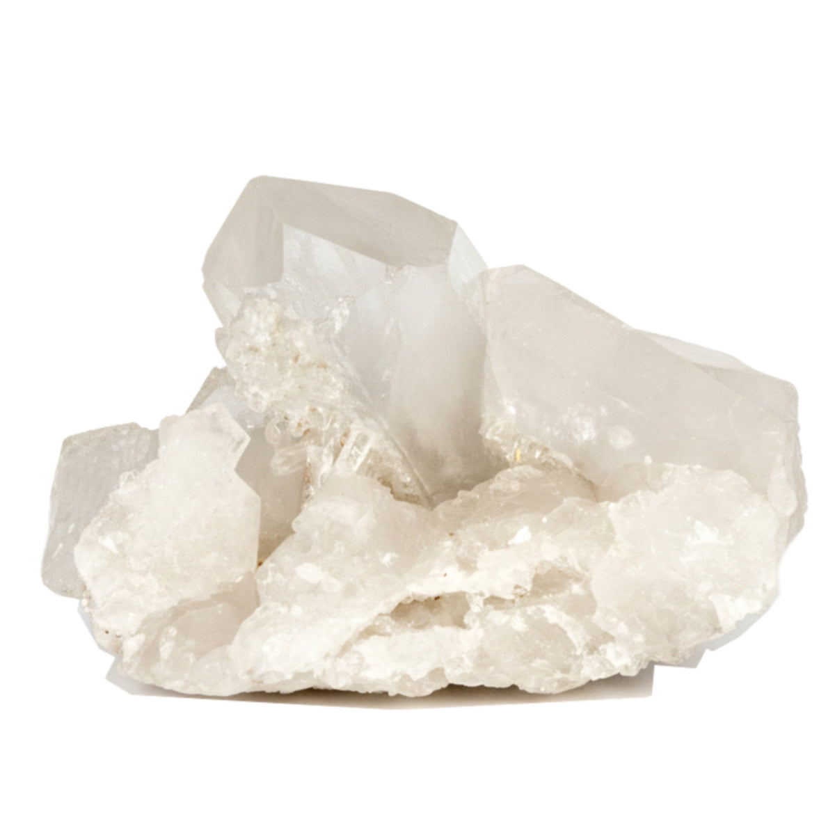 Clear Quartz Cluster Manifestation Crystal 5 Inch — Satin Crystals