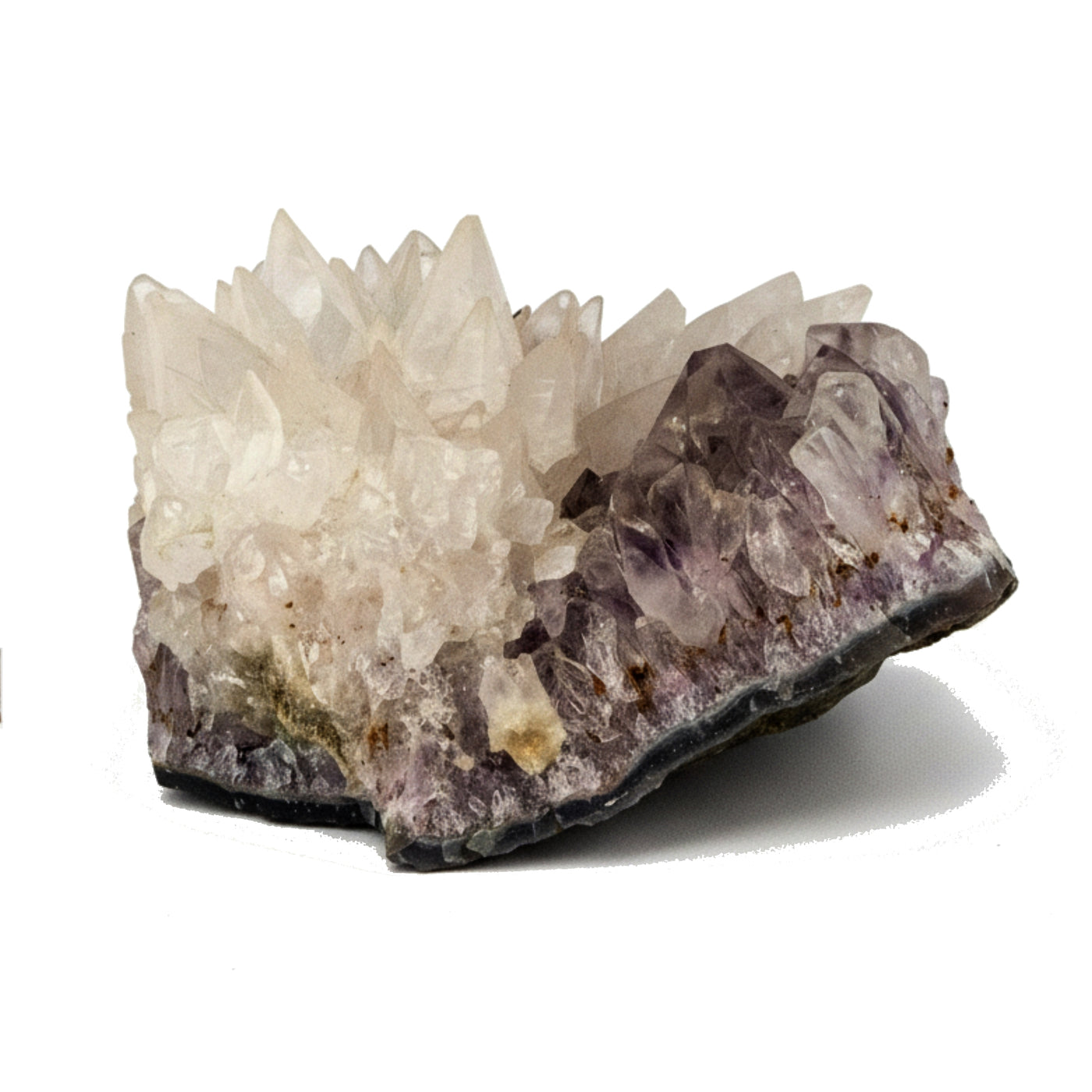 Dogtooth Calcite Cluster Spectacular Flower Amethyst 4.5 Inch — Satin ...