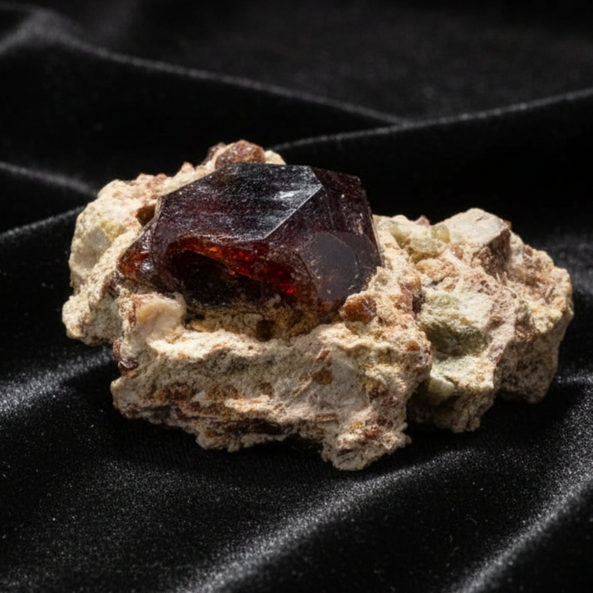 Garnet Cluster Inspire your Mind Raw Crystal 1.25 Inch — Satin Crystals