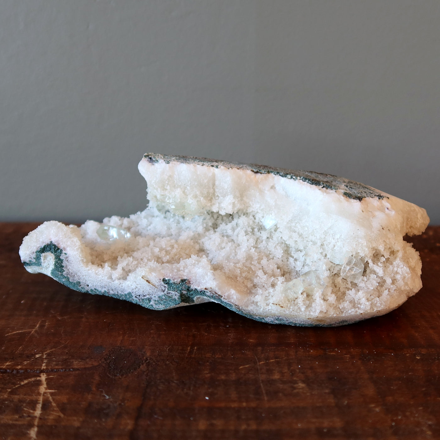 Apophyllite Cluster Universal Bridge White Zeolite 5.8 inch — Satin ...