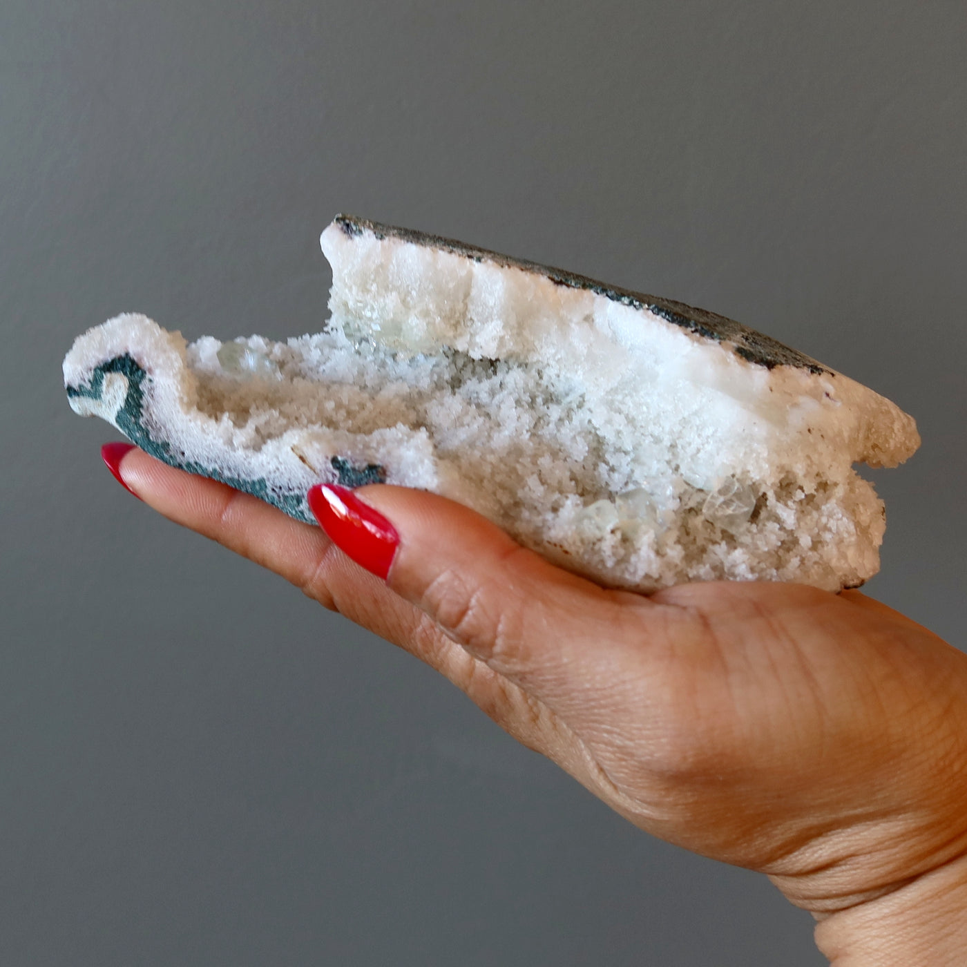 Apophyllite Cluster Universal Bridge White Zeolite 5.8 inch — Satin ...