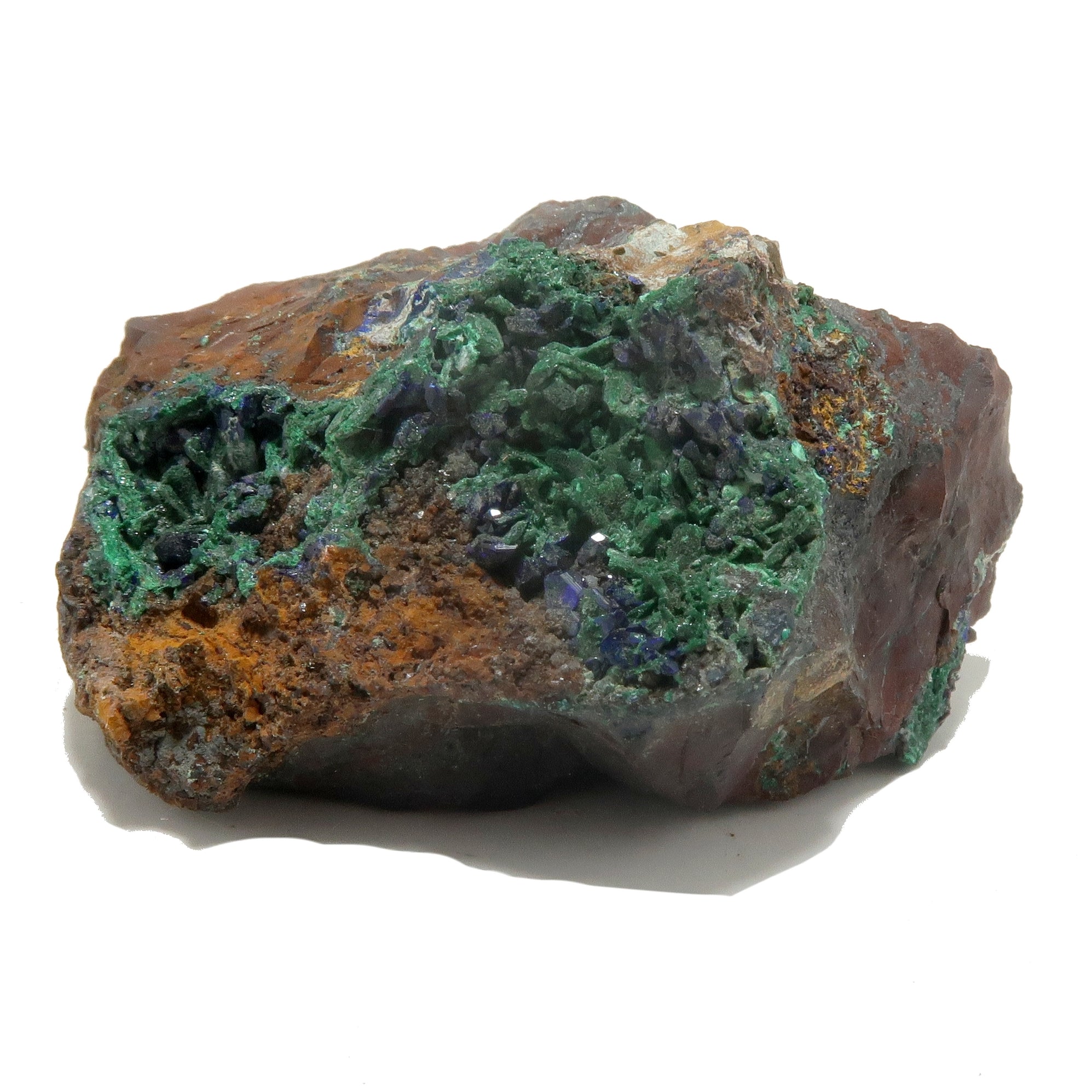 Azurite Malachite Cluster Feel the Earth Stone 2 Inch — Satin Crystals