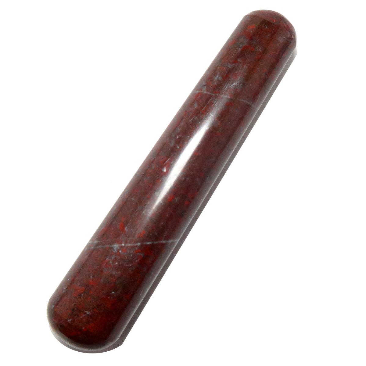 Red Jasper Massage Wand Kundalini Stone — Satin Crystals