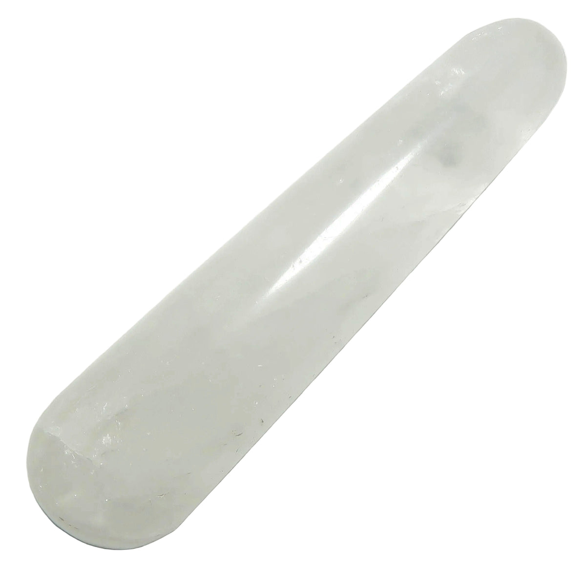 Clear Quartz Massage Wand My Wellness Ritual Stone — Satin Crystals