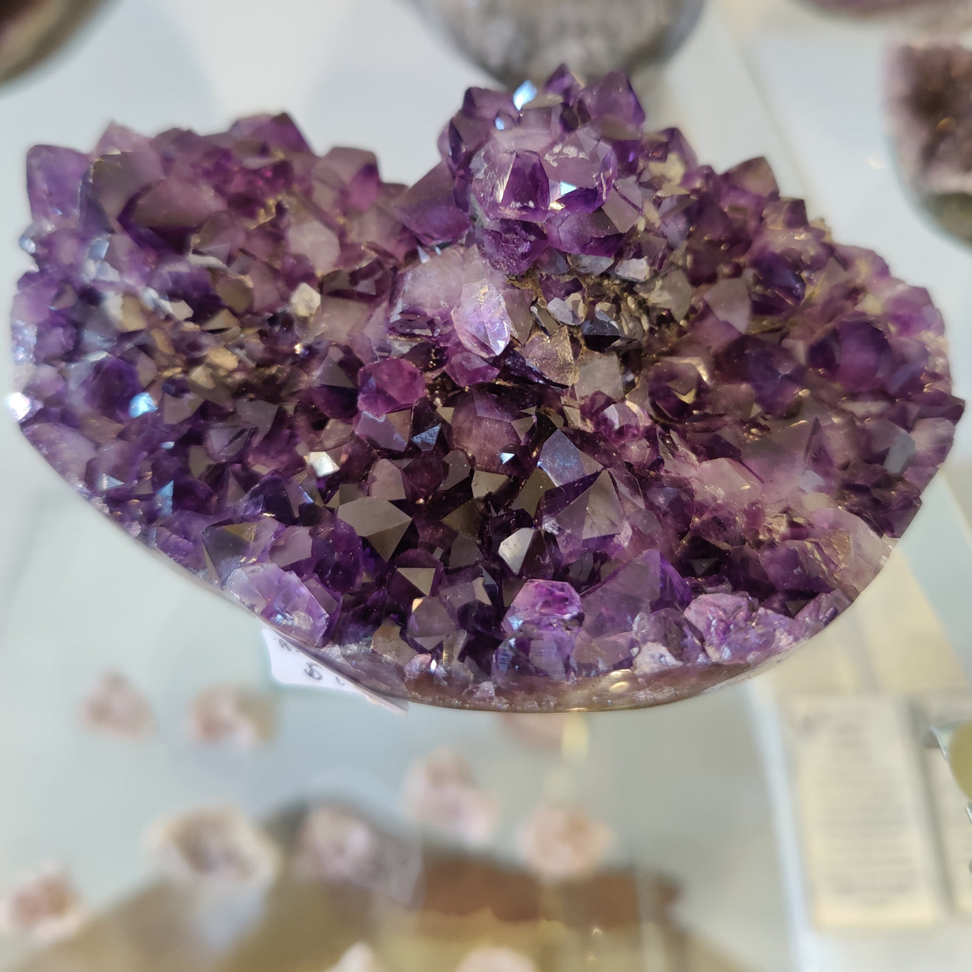 Amethyst Geode Flower Formation Purple Crystal — Satin Crystals